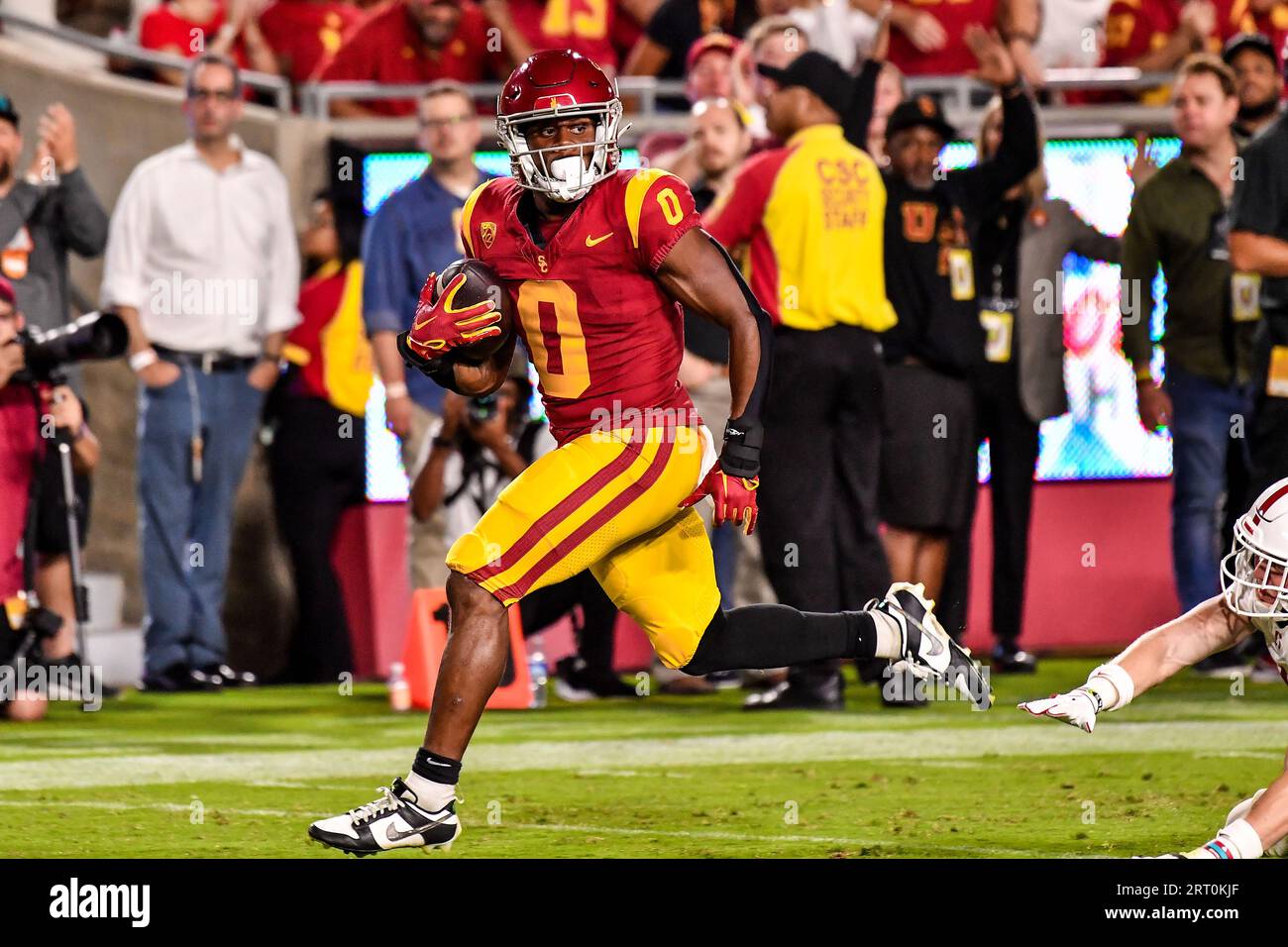 Los Angeles, CA. 9th Sep, 2023. USC Trojans running back MarShawn Lloyd ...