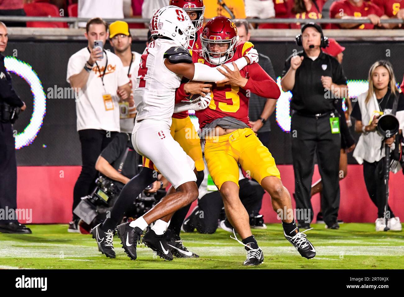 Los Angeles, CA. 9th Sep, 2023. USC Trojans quarterback Caleb Williams ...