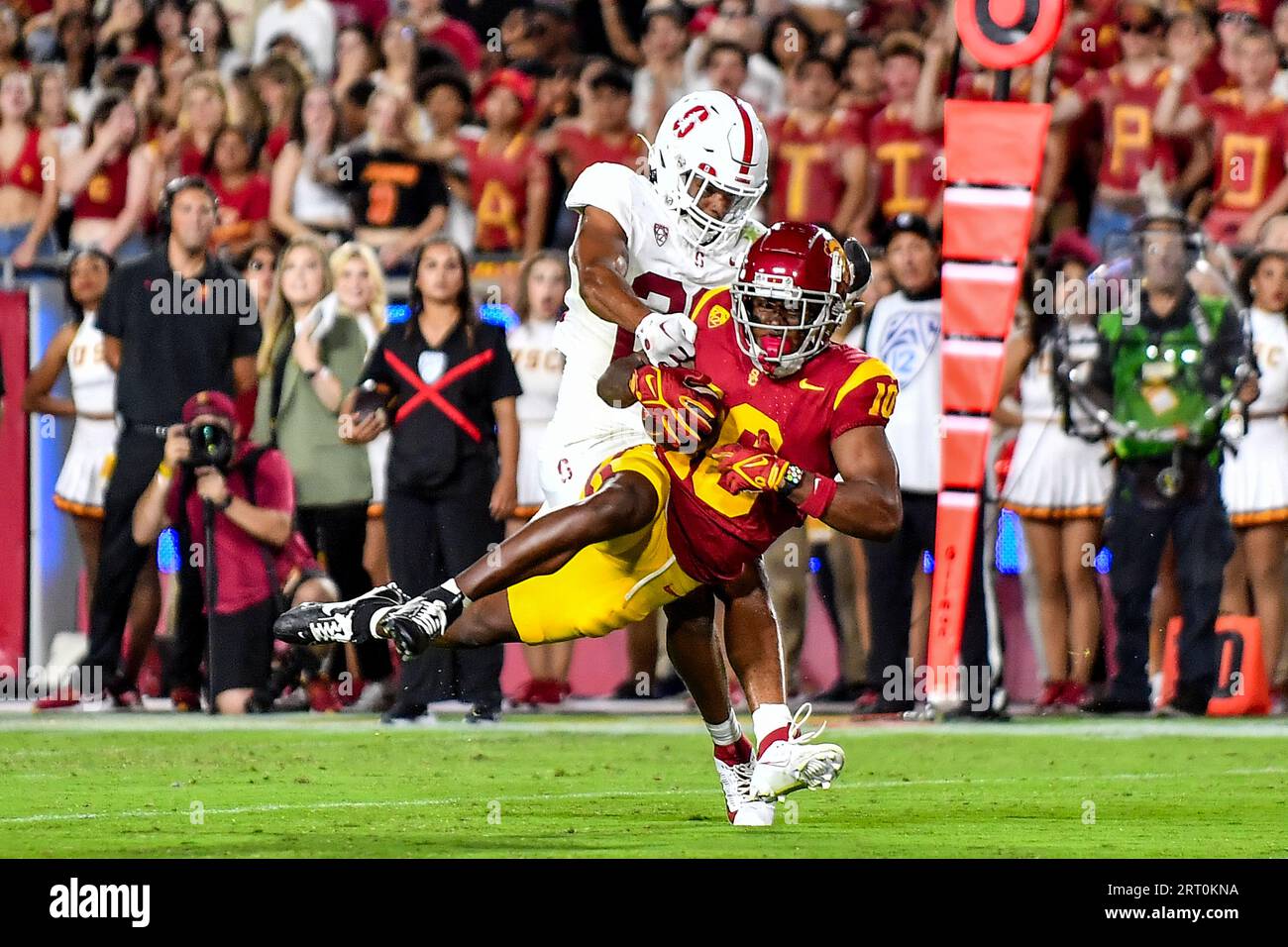 Los Angeles, CA. 9th Sep, 2023. USC Trojans wide receiver Kyron Hudson ...