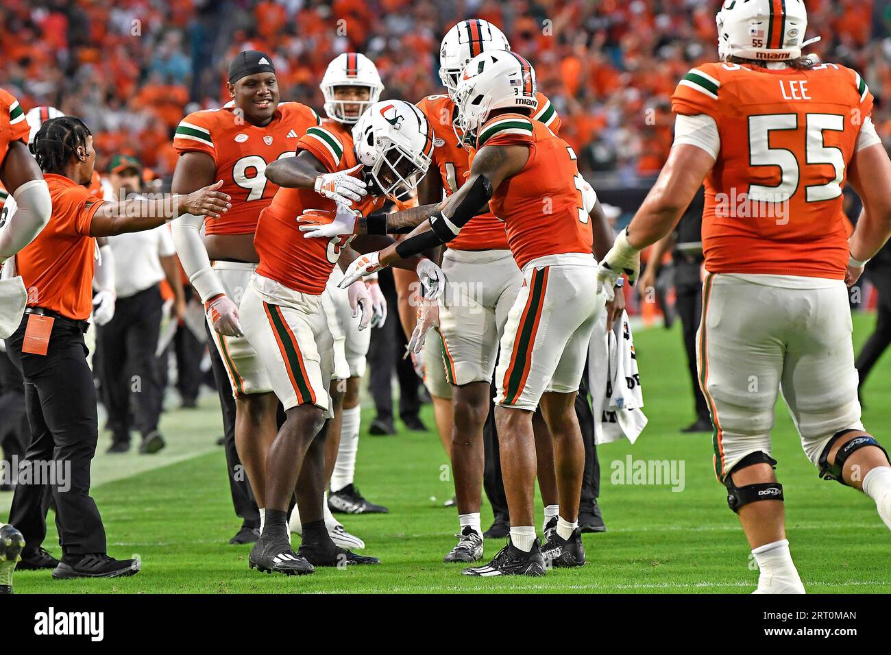 MIAMI GARDENS, FL - SEPTEMBER 09: Miami wide receiver Jacolby George (3 ...