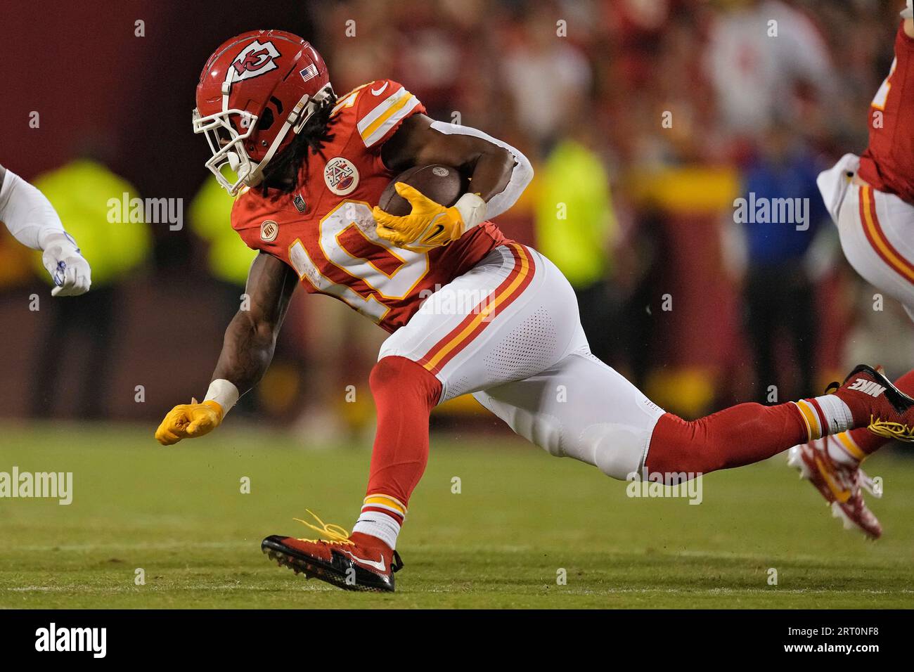 Kansas City Chiefs running back Isiah Pacheco runs the ball during the ...