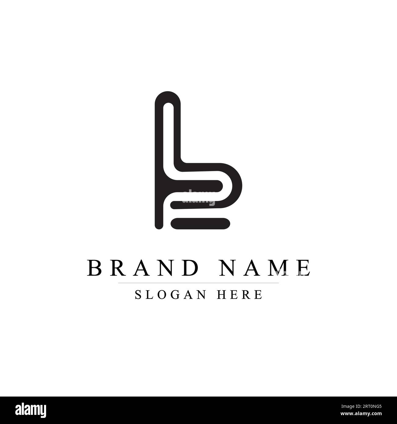 Modern and unique letter B initials logo design, Initial lowercase ...