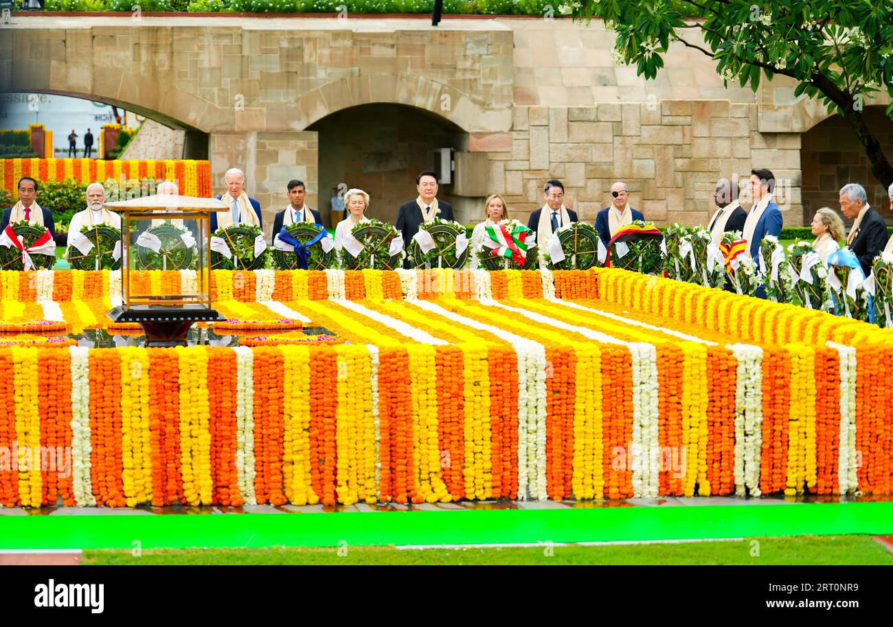 New Delhi, India. 10th Sep, 2023. Prime Minister Justin Trudeau, third ...