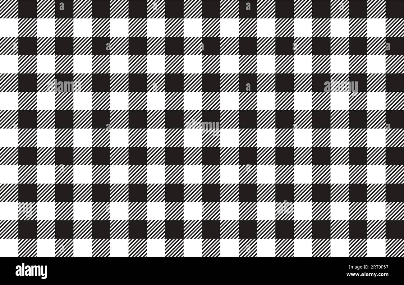 Black and white gingham pattern hi-res stock photography and images - Alamy