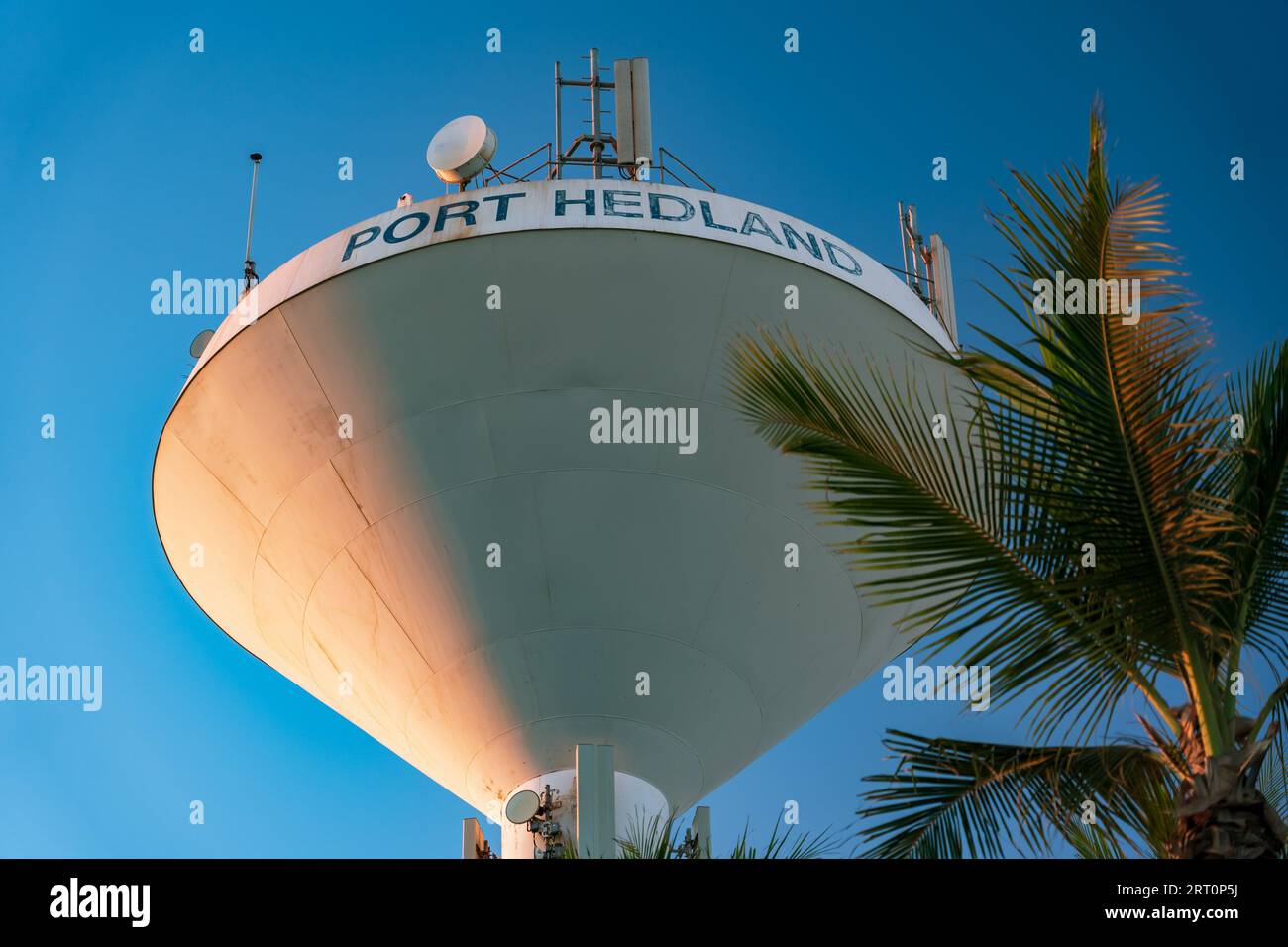 Port Hedland, WA, Australia - Communications tower at the Koombana ...