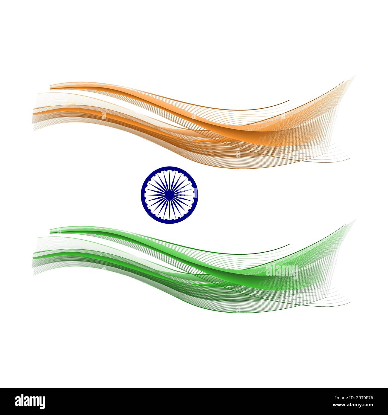 Indian flag design in wave hi-res stock photography and images - Alamy