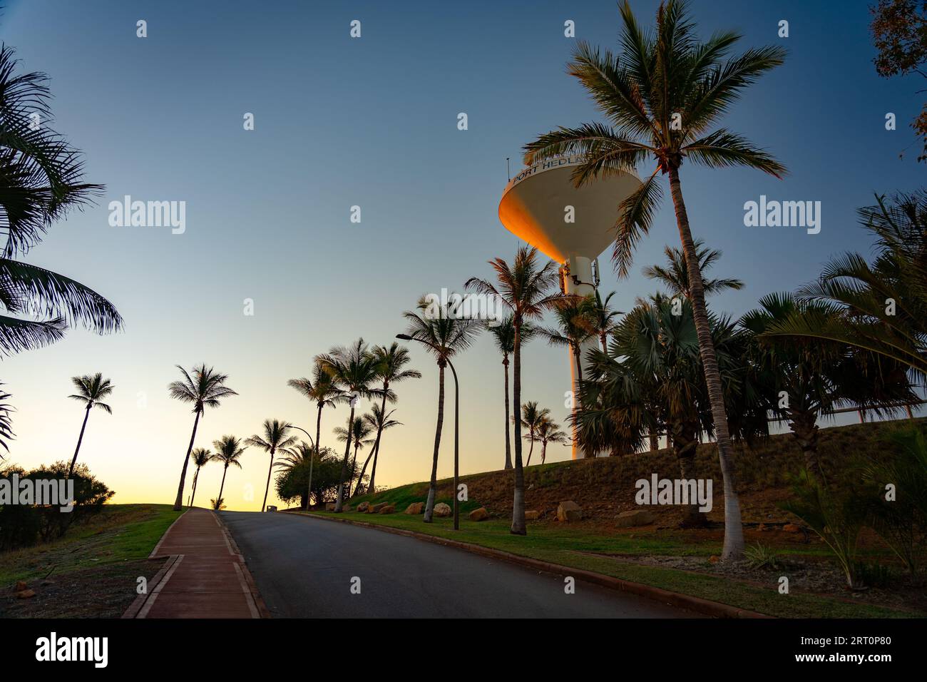 Port Hedland, WA, Australia - Communications tower at the Koombana ...