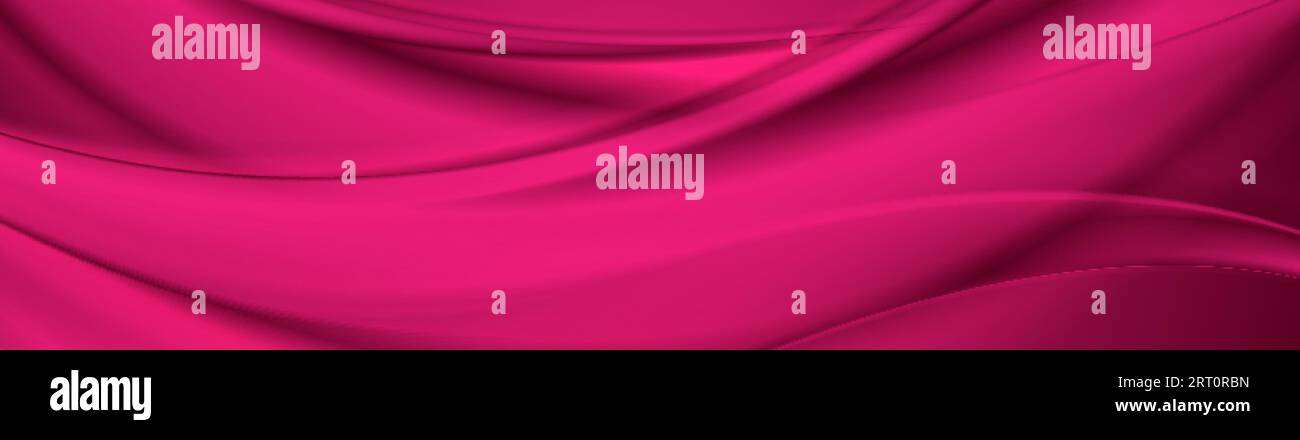 Abstract purple liquid flowing elegant waves banner design. Smooth silk ...