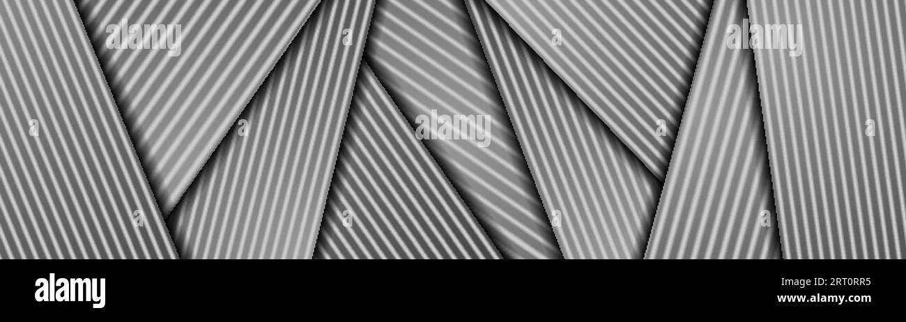 Abstract grey monochrome corporate graphic banner design with smooth ...