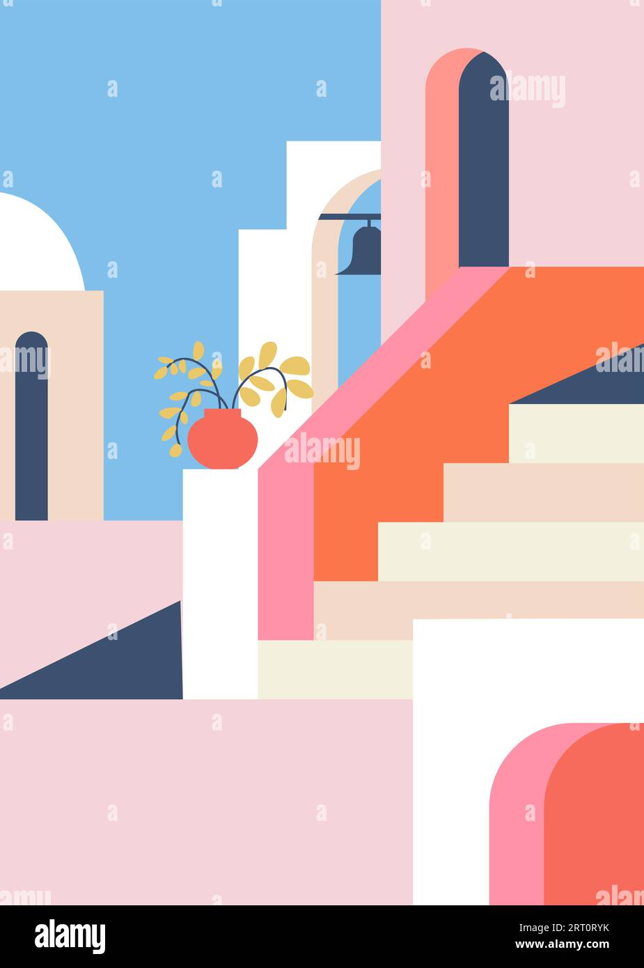 Traditional Greek architecture and culture, exterior and facade of ...