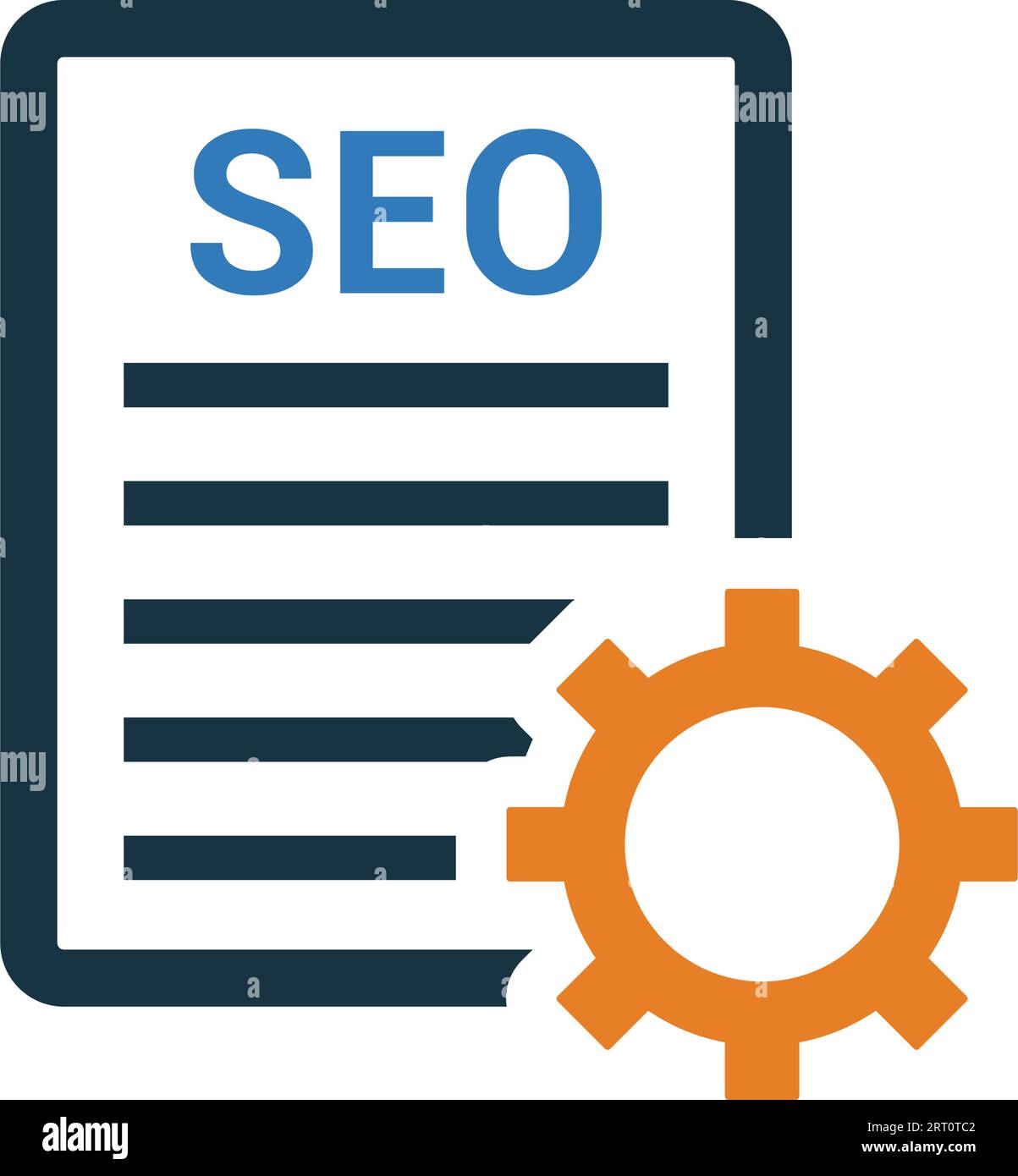 SEO Content Management icon. Flat style vector EPS use in infographics ...