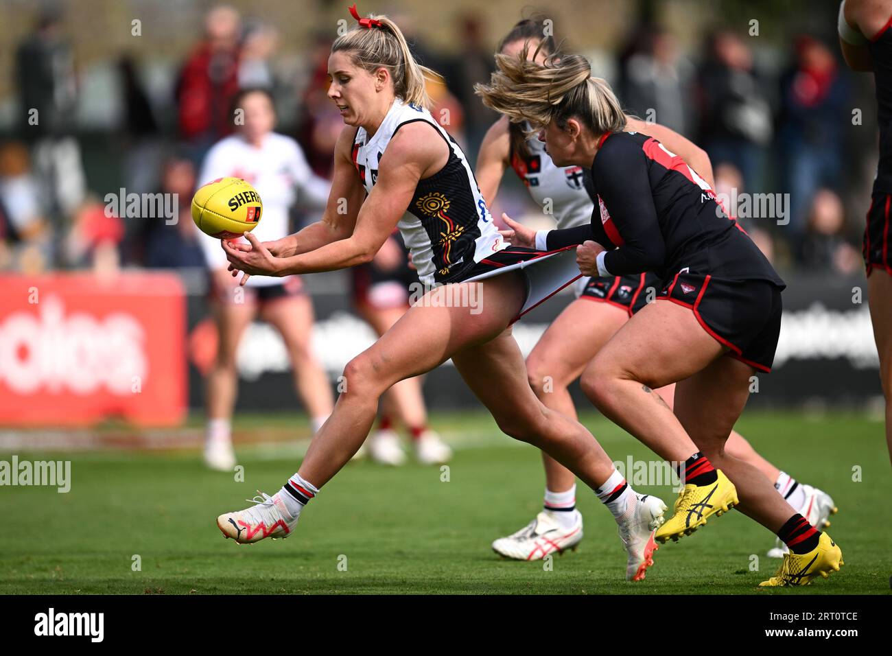 Melbourne, Australia. 10th Sep, 2023. Hannah Priest of St Kilda during ...
