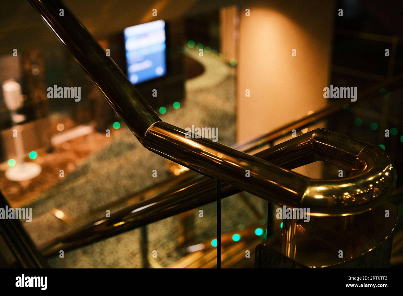 cruise ship interior stairs Stock Photo - Alamy