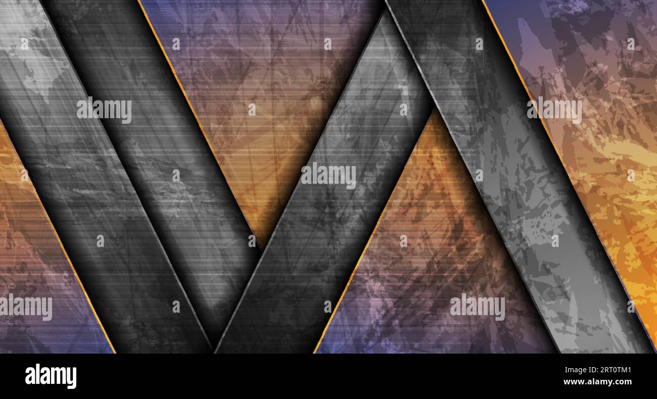 Contrast material geometric stripes. Abstract grunge tech graphic ...