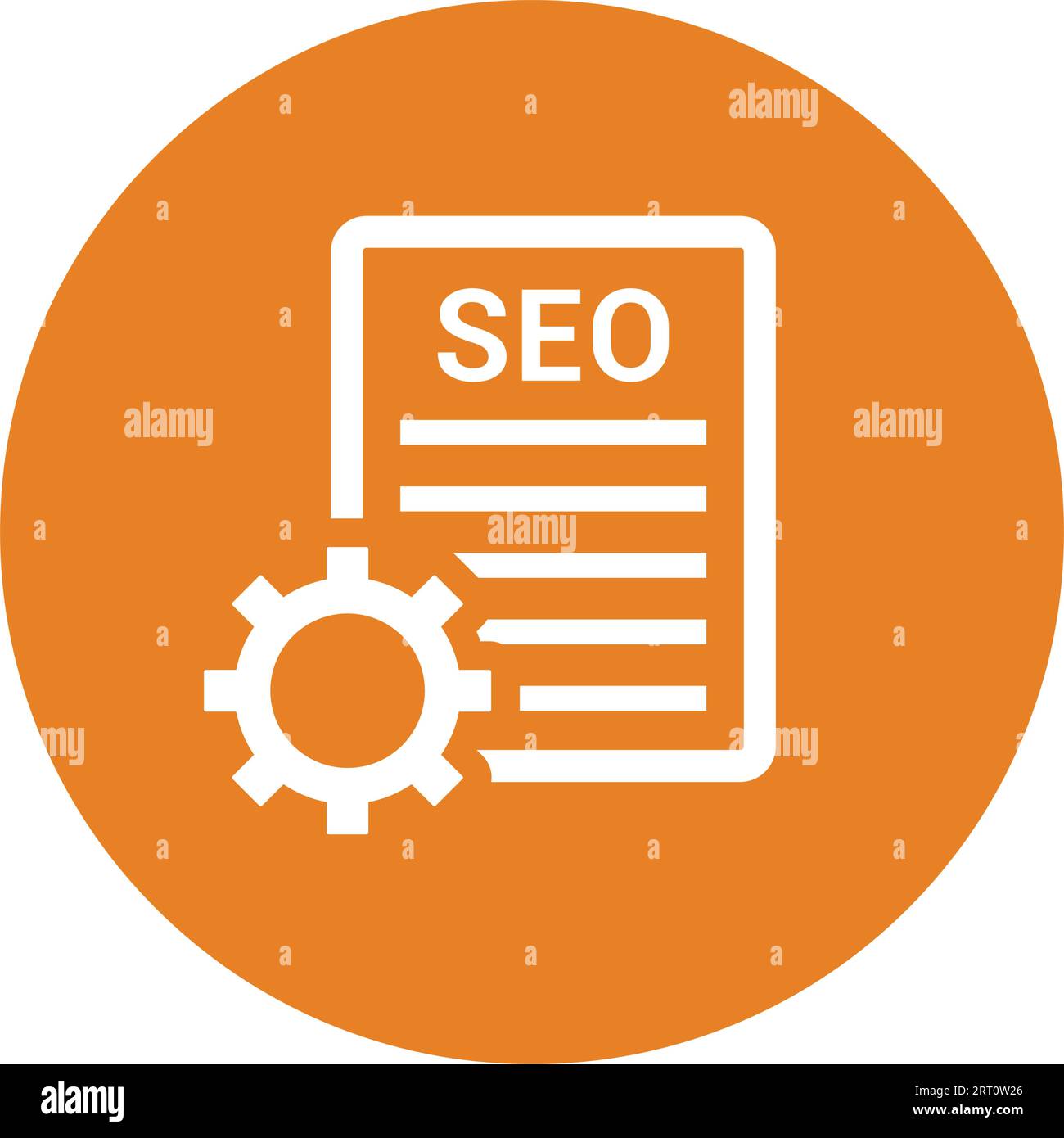 SEO Content Management icon. Flat style vector EPS use in infographics ...