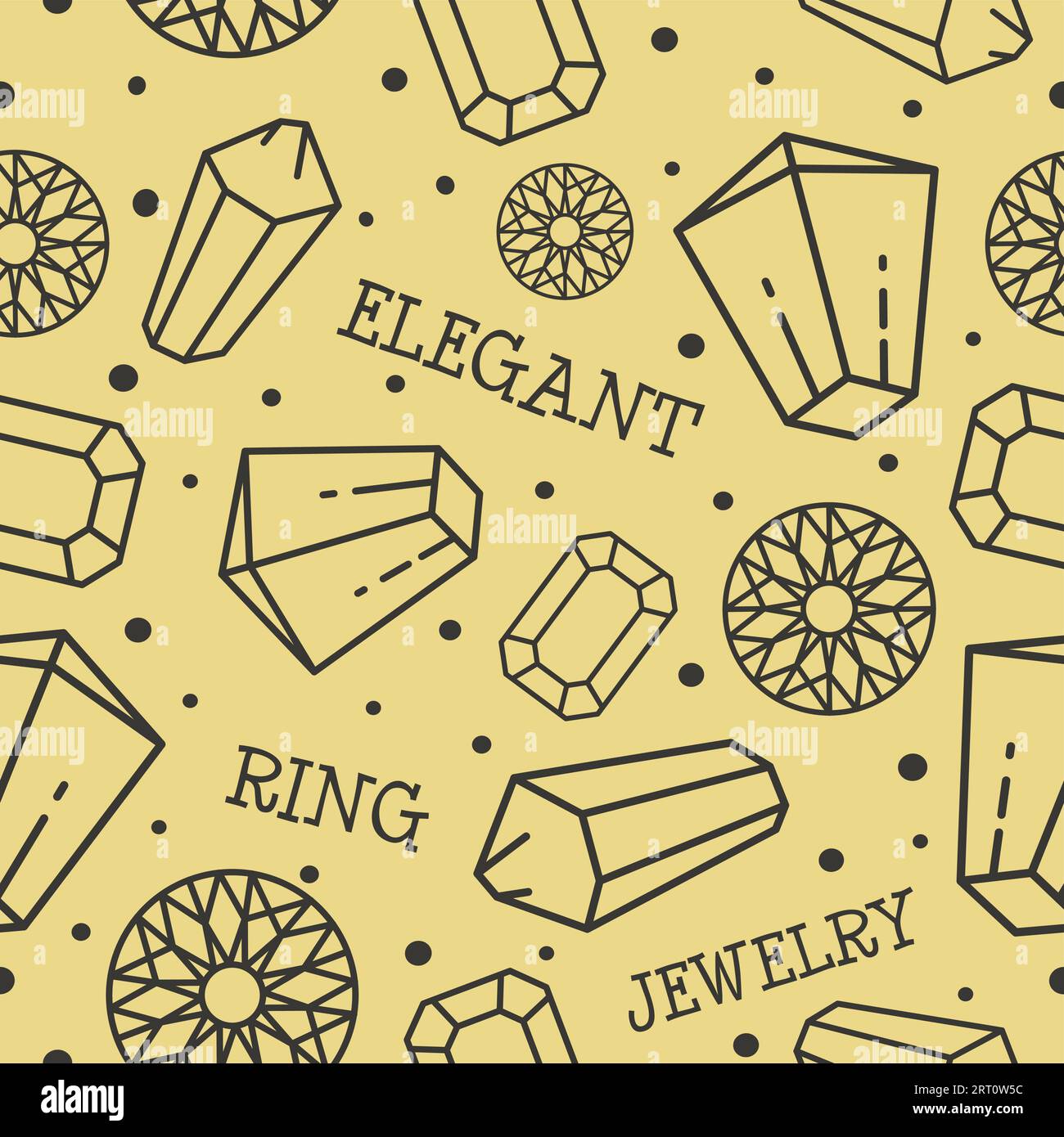 Luxury antique jewels gemstones Stock Vector Images - Alamy