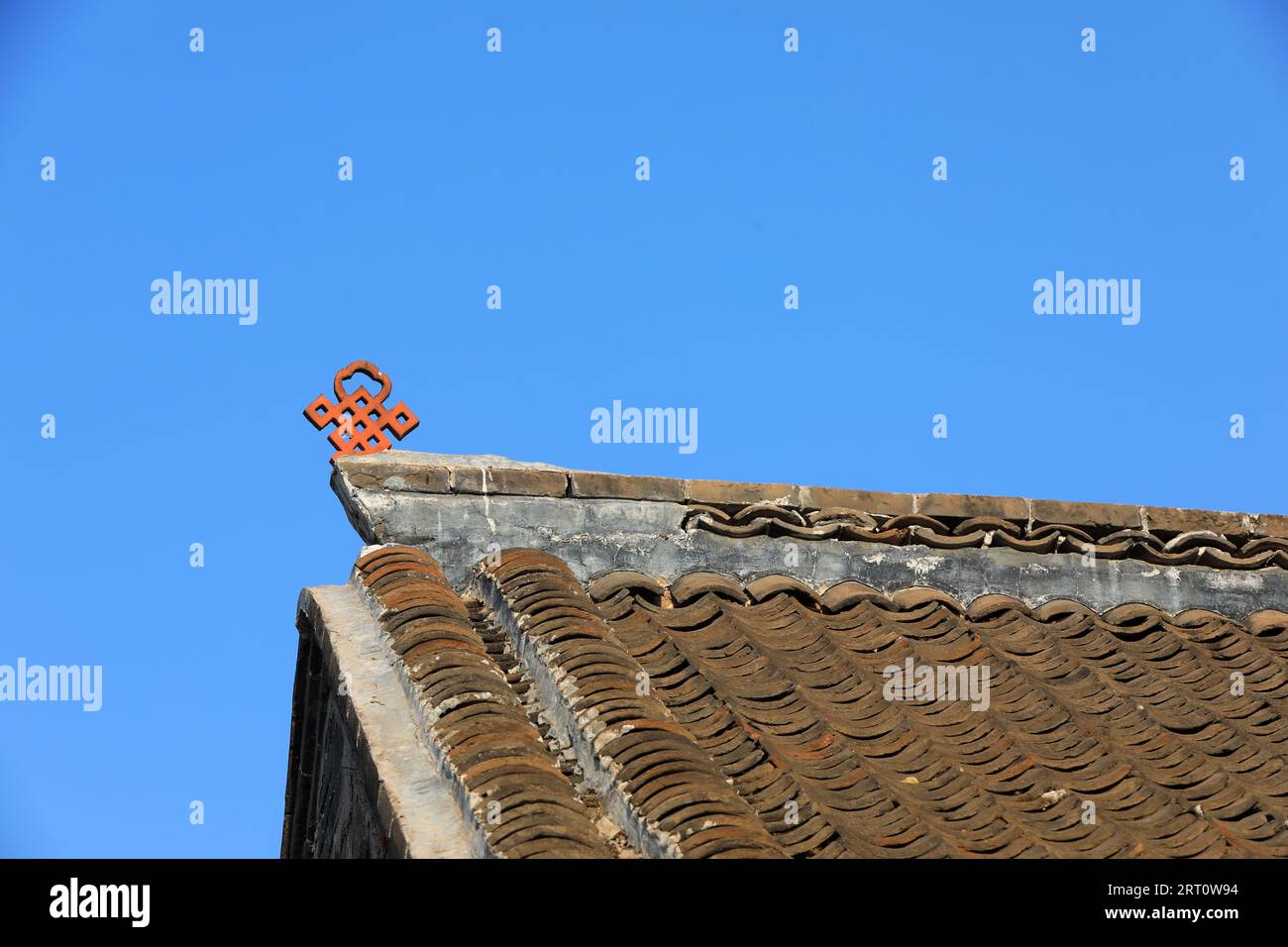 Ancient ridge architecture landscape, North China Stock Photo - Alamy