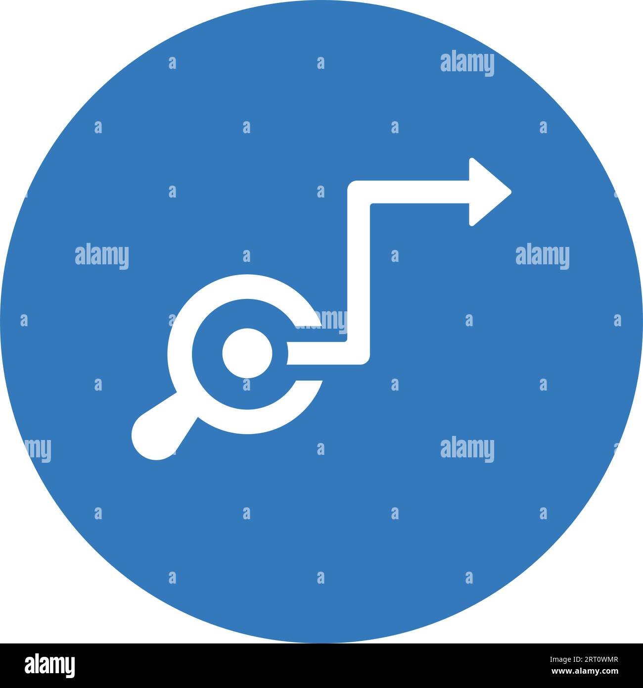 Marketing research icon. Flat style vector EPS use in infographics,web ...