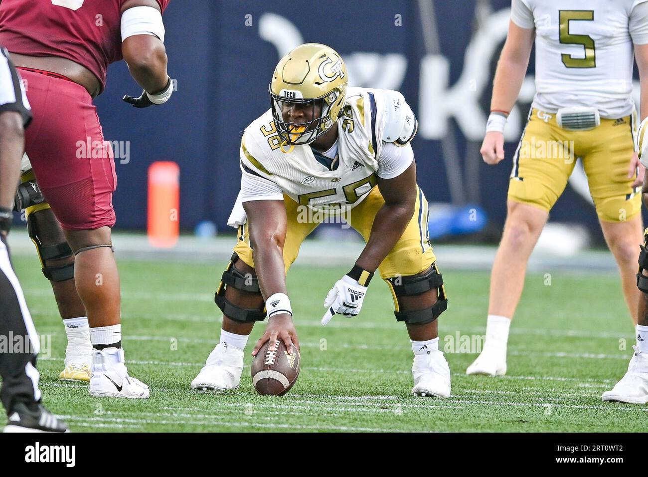 ATLANTA, GA – SEPTEMBER 09: Georgia Tech offensive lineman Brandon Best ...