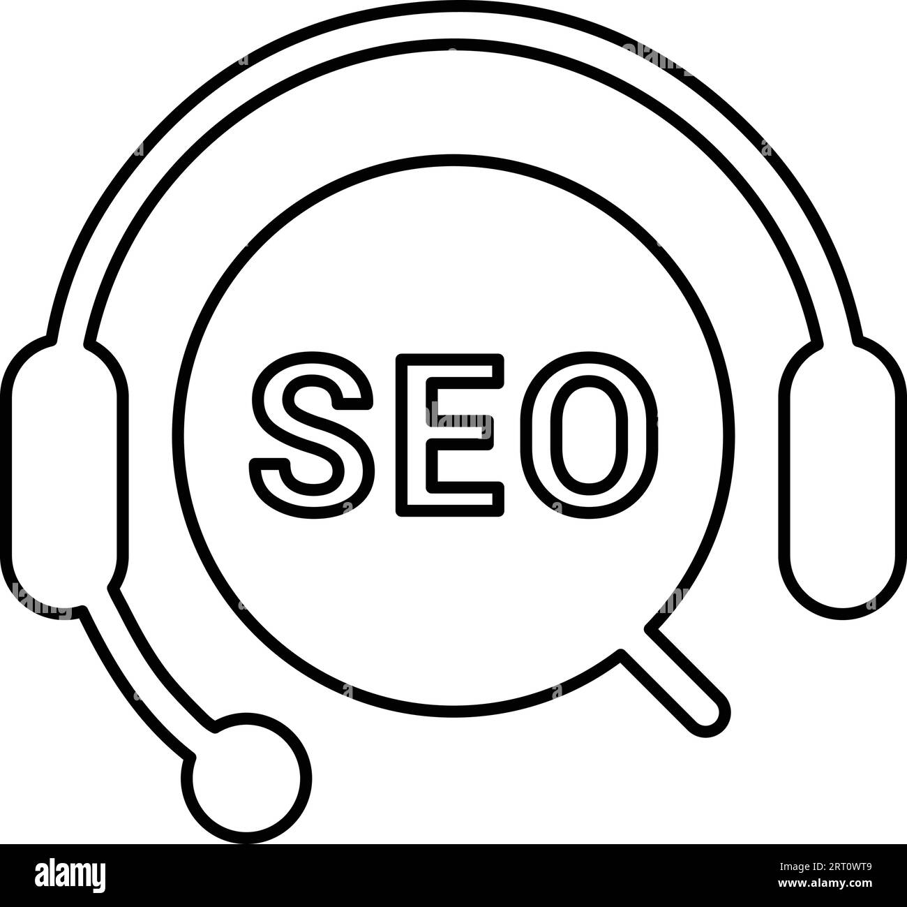 SEO Support, helpline icon use in mobile and app development or ...