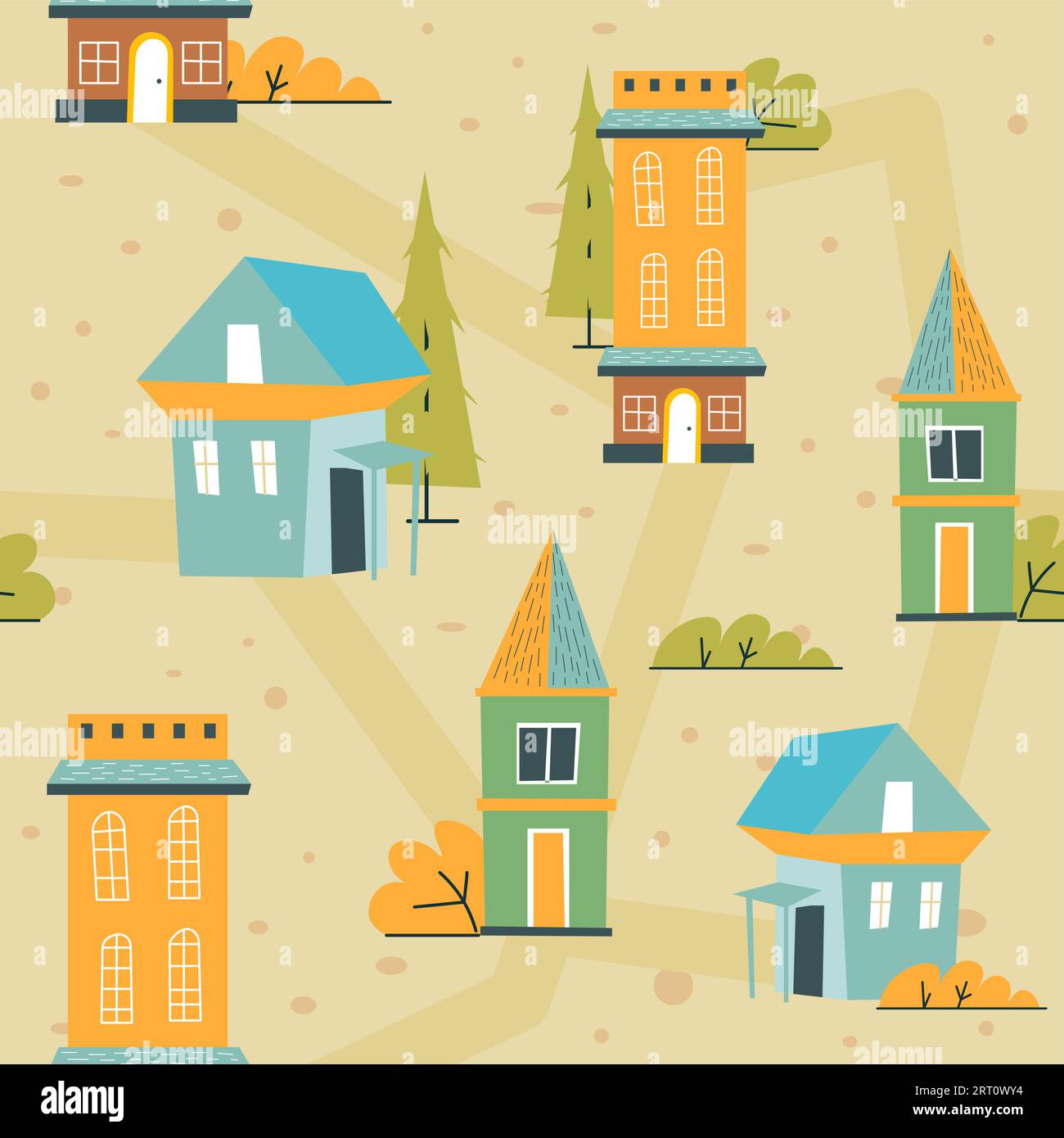 Countryside houses and buildings, rustic lifestyle and wooden homes ...