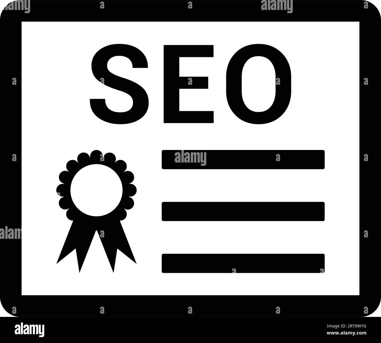 Qualifications vector vectors hi-res stock photography and images - Alamy