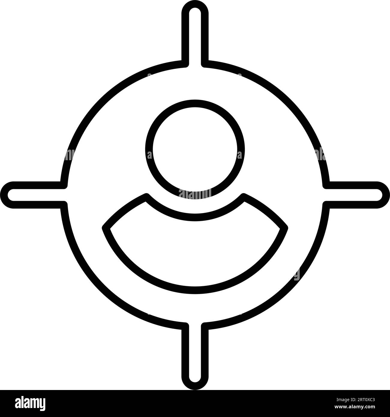 Target Audiences icon. Fully editable vector EPS use for printed ...