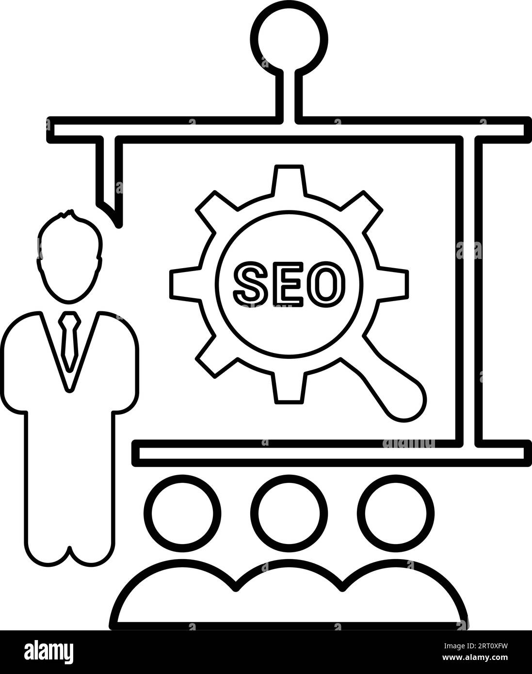 Icon client development Stock Vector Images - Alamy