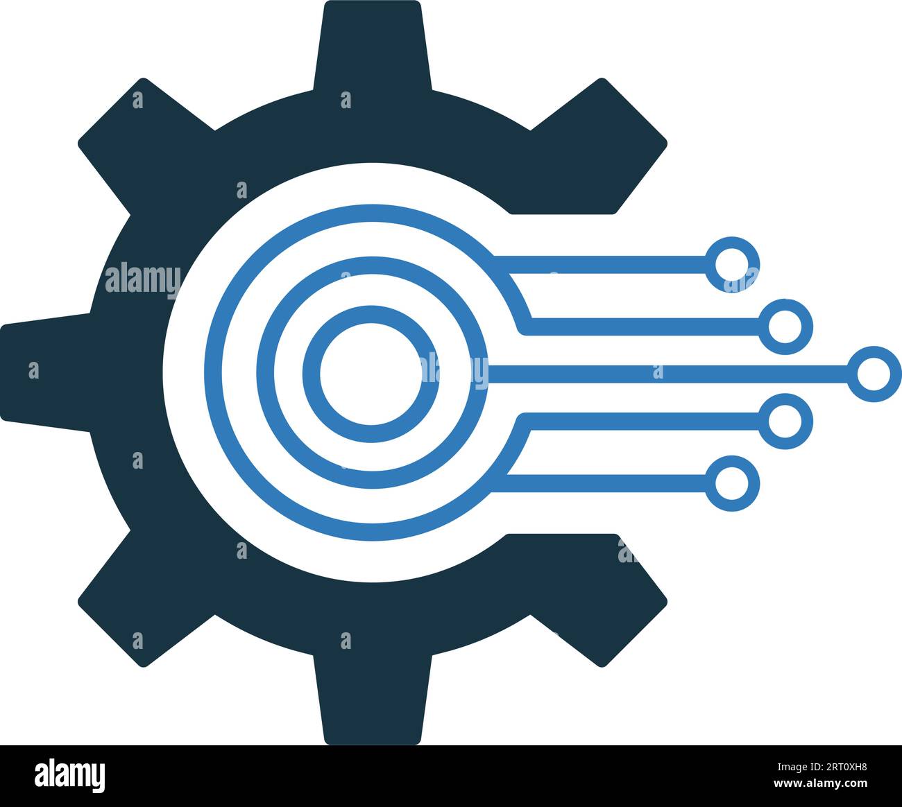 Technology icon. Fully editable vector EPS use for printed materials ...