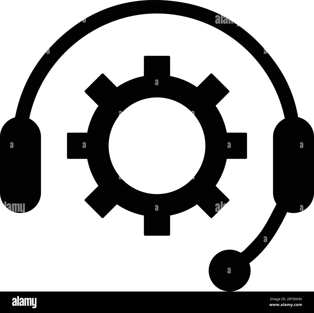 Technical Support icon. Fully editable vector EPS use for printed ...