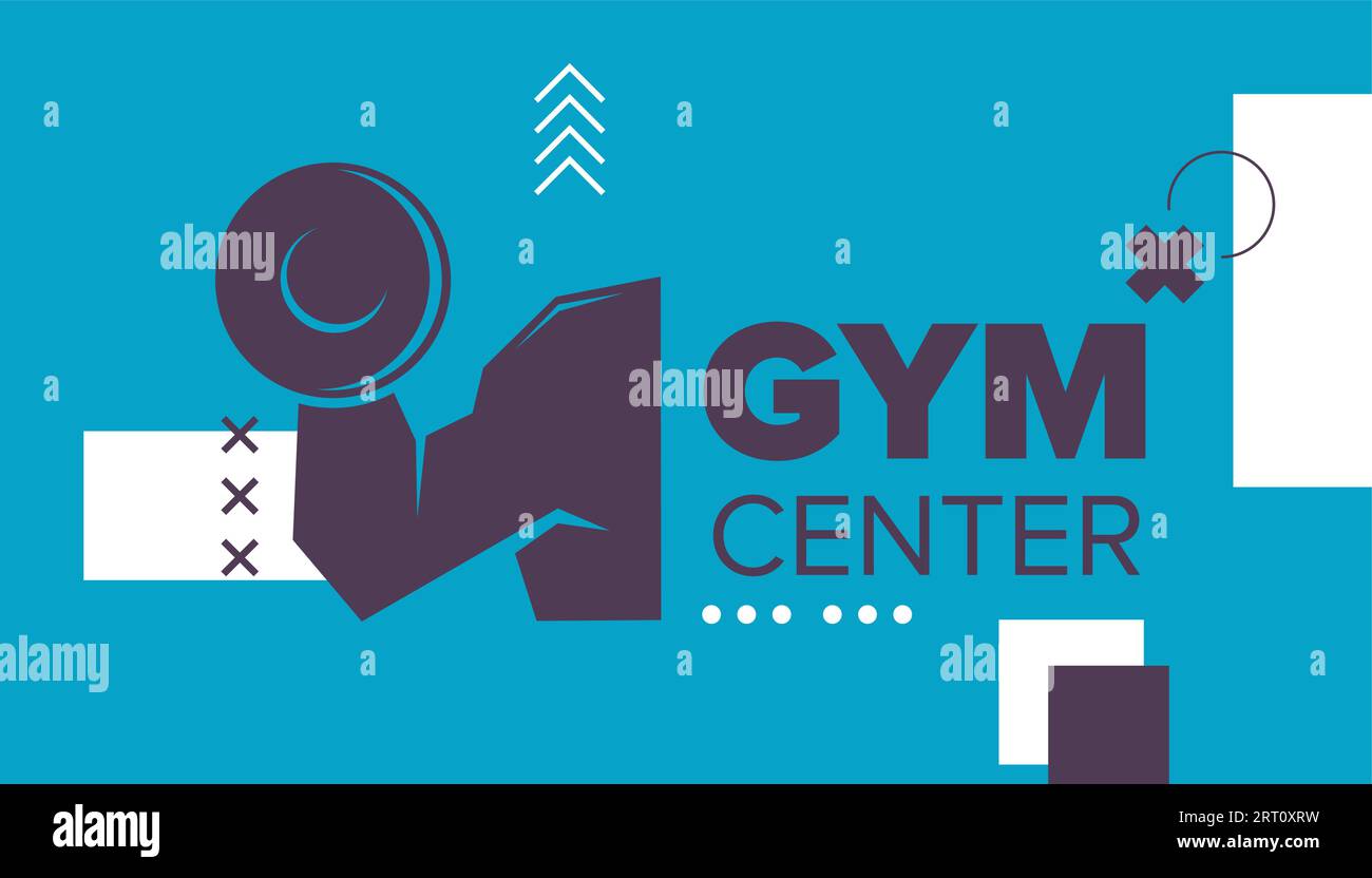 My fitness place logo Stock Vector Images - Alamy