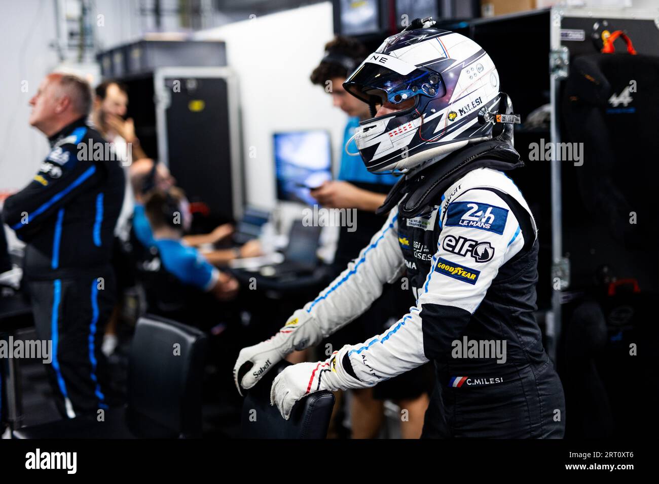 Oyama, Japan. 10th Sep, 2023. MILESI Charles (fra), Alpine Elf Team, Oreca 07 - Gibson, portrait ...
