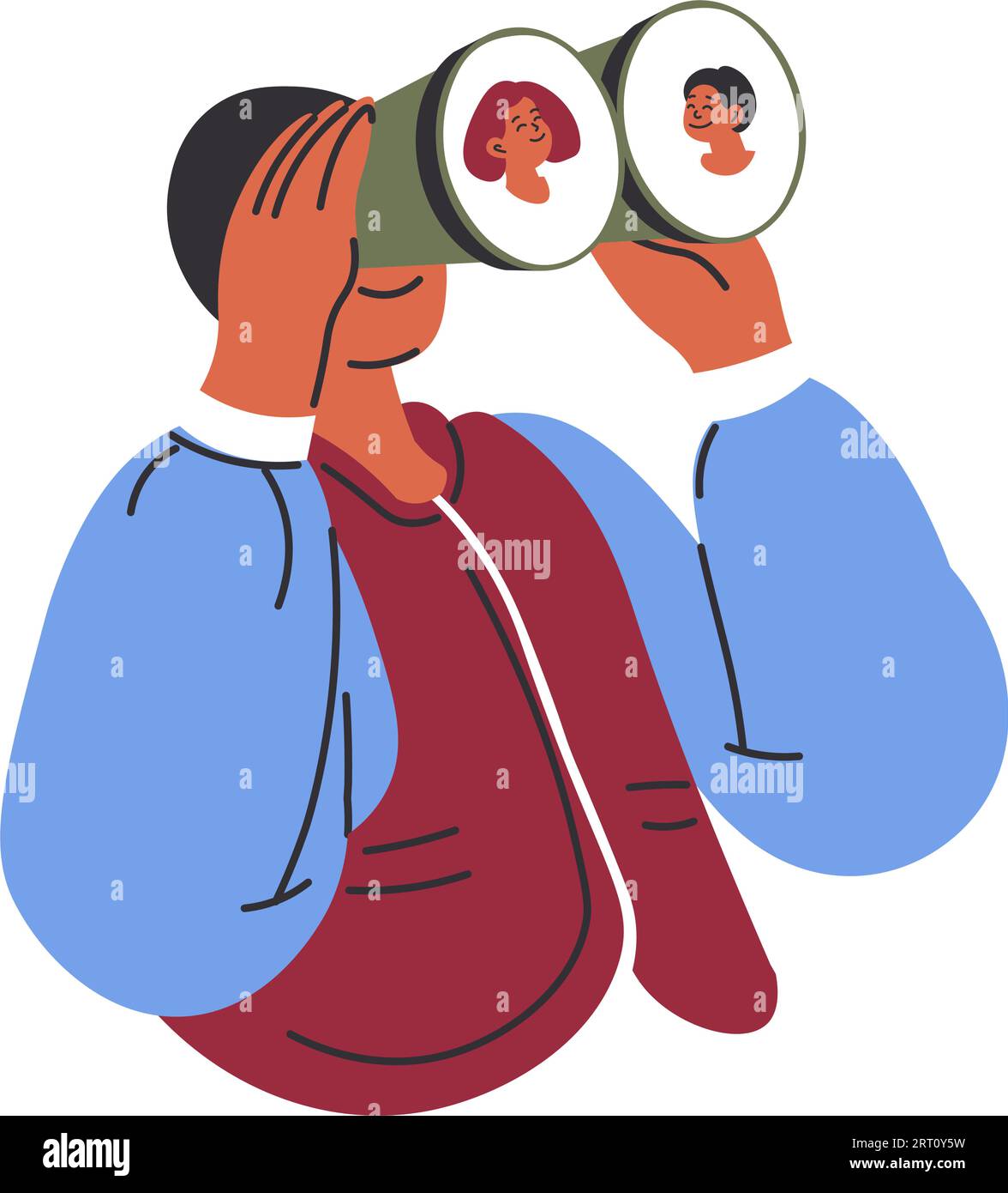Woman binocular neighbour Stock Vector Images - Alamy Woman binocular neighbour Stock Vector Images - Alamy