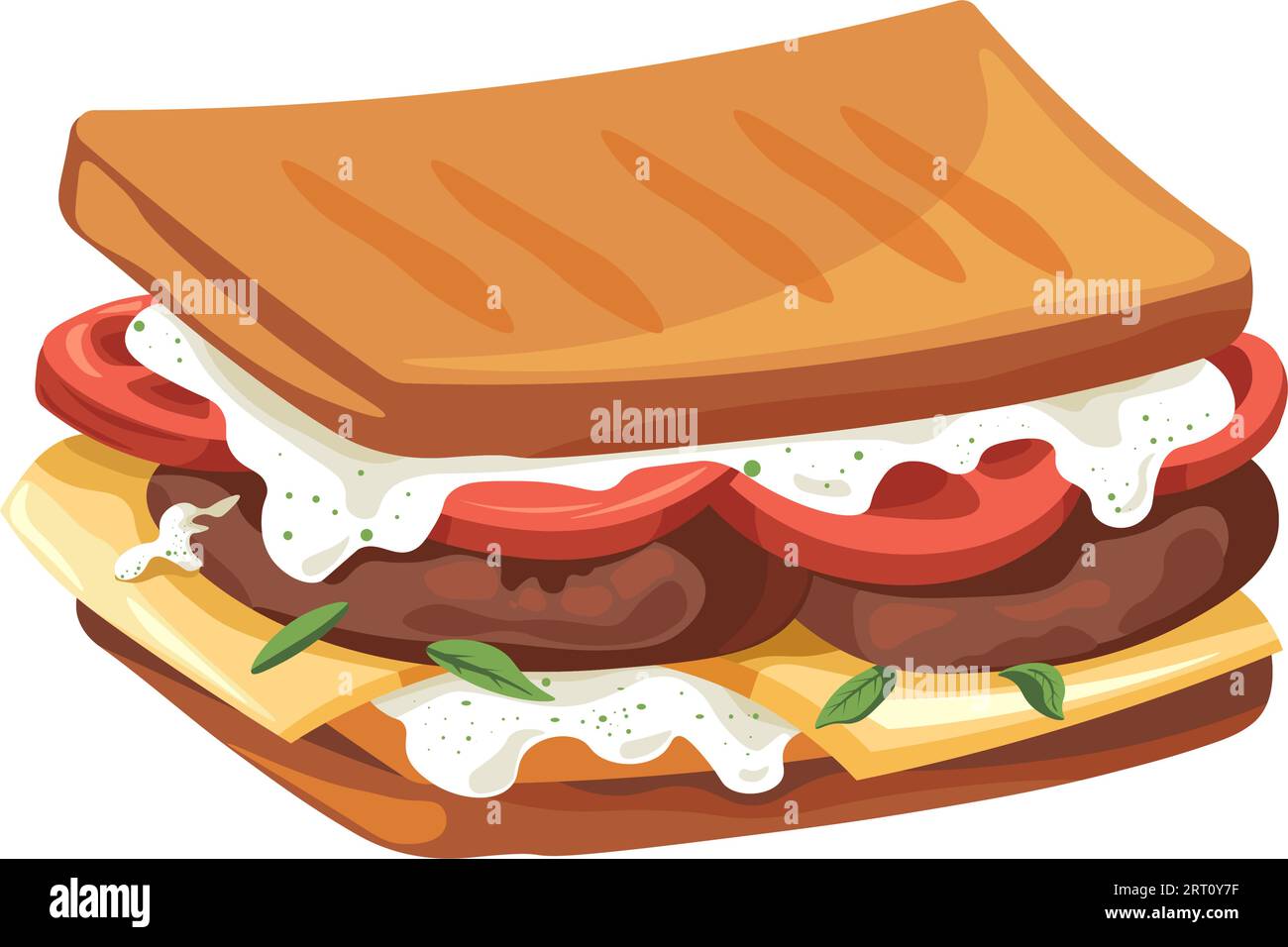 Toastie Stock Vector Images - Alamy
