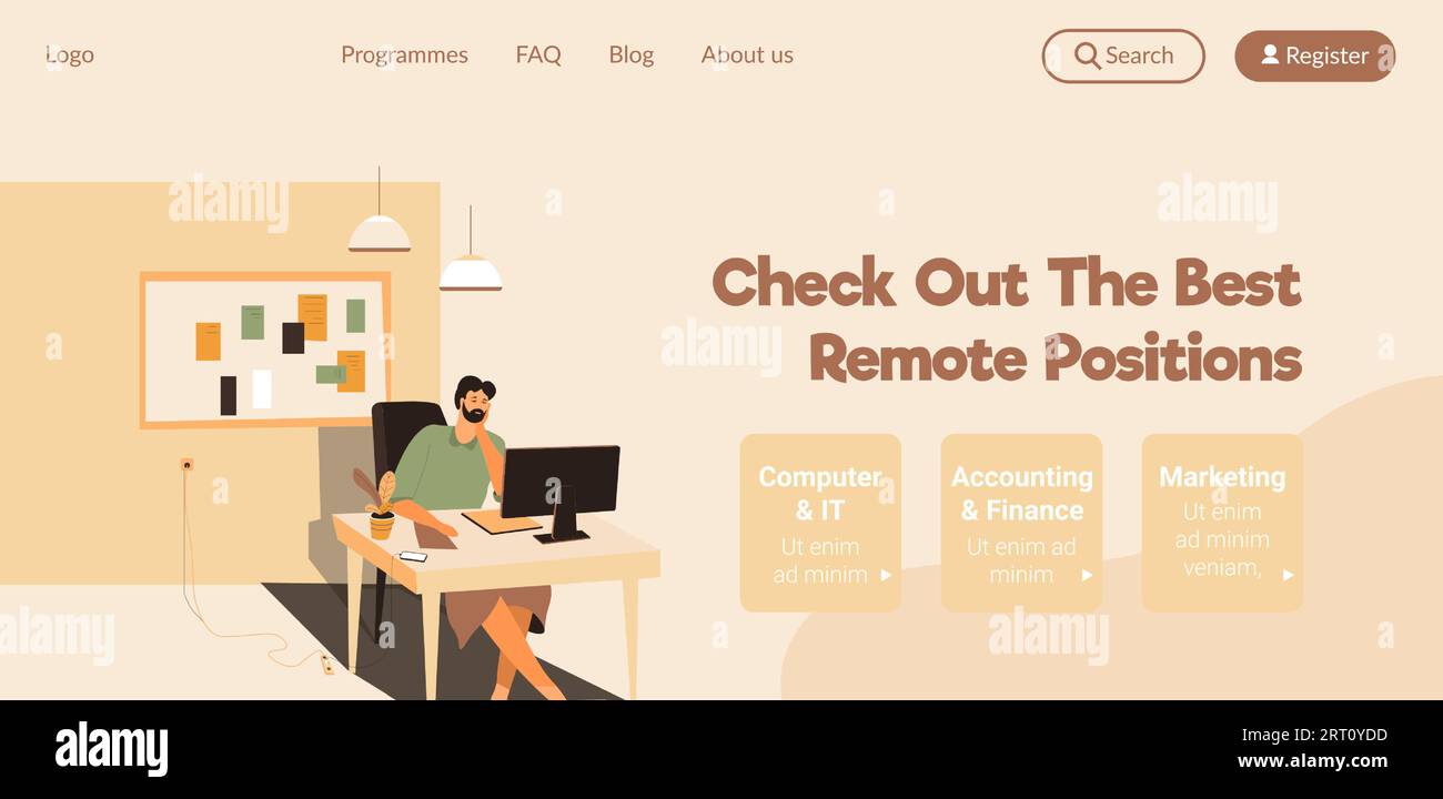 Check best remote positions and complete tasks from hi-res stock ...