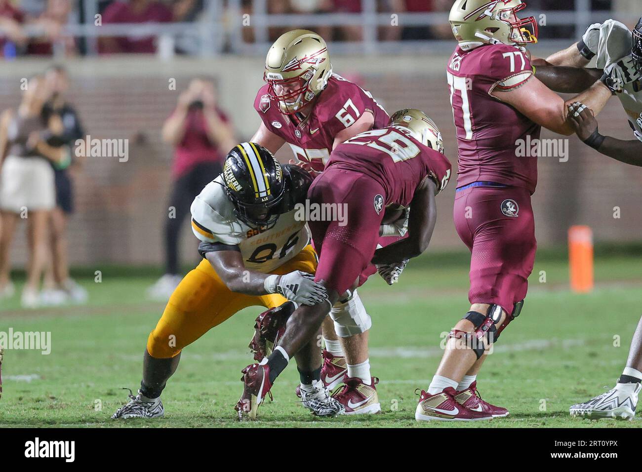 Tallahassee, Florida, USA. 09th Sep, 2021. Southern Miss Golden Eagles ...