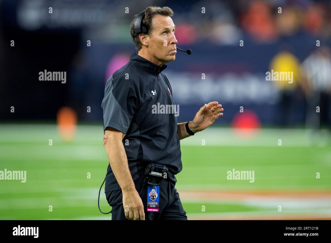 September 9, 2023: Sam Houston State Bearkats head coach K.C. Keeler ...