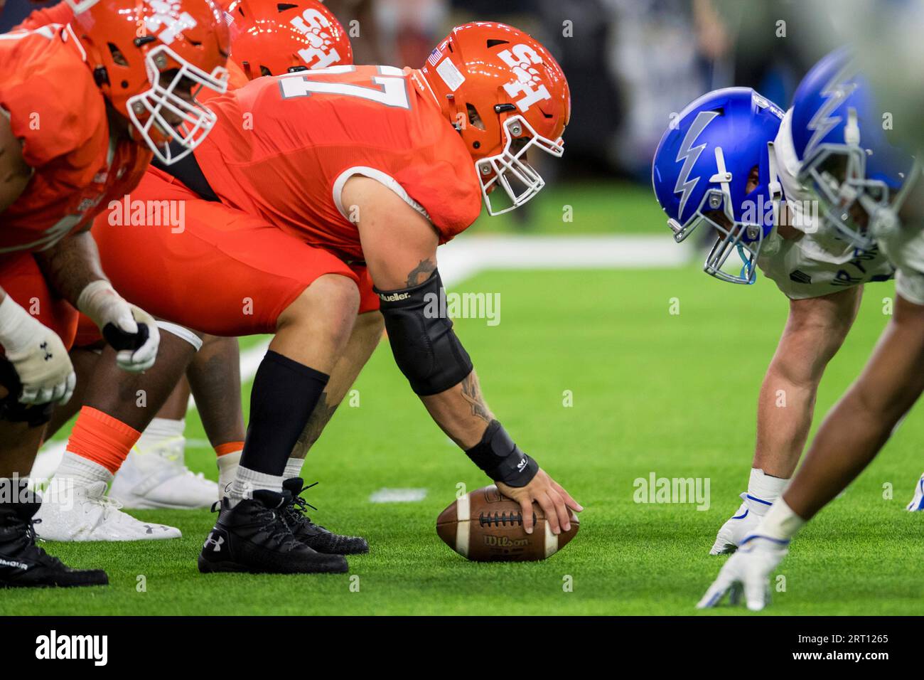 September 9, 2023: Sam Houston State Bearkats offensive lineman Ethan ...
