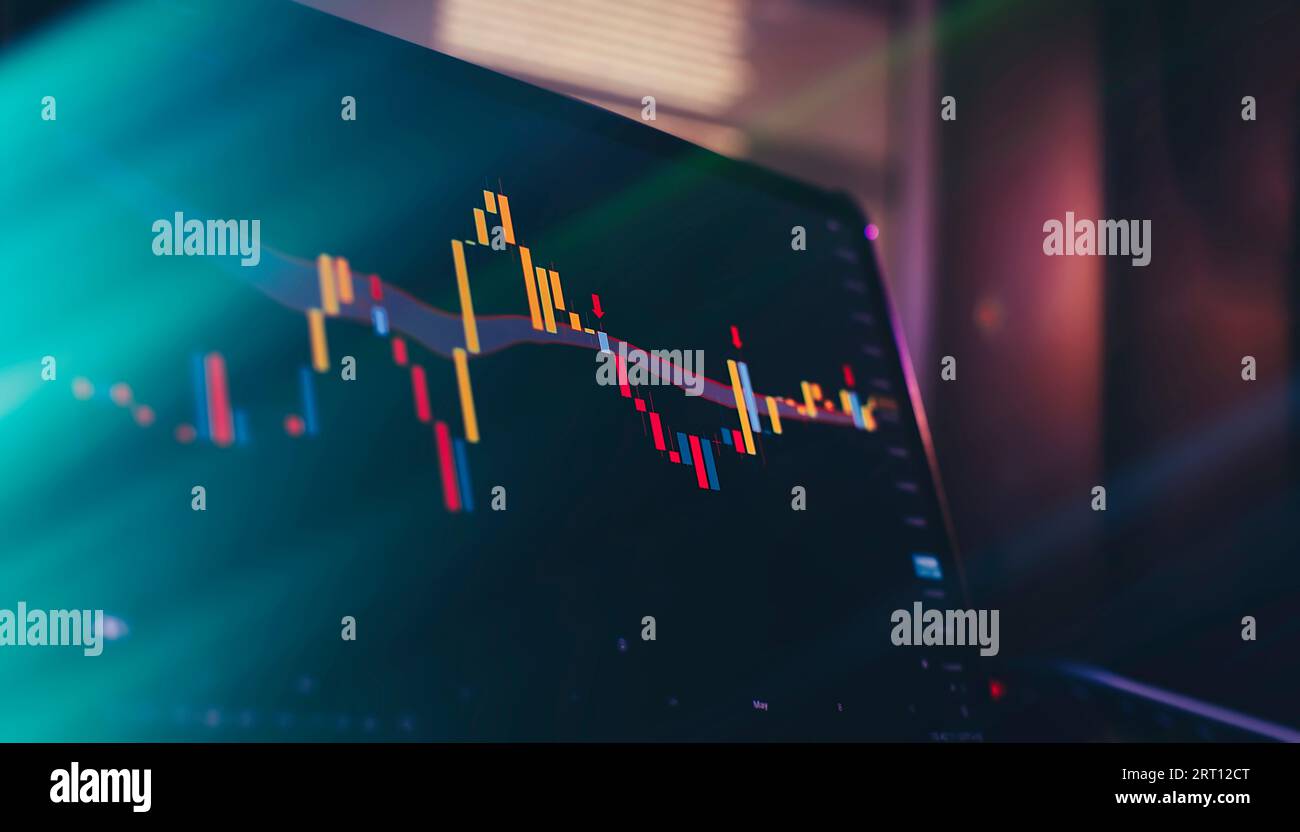 Analyzing investment statistics and indicators on dashboard for trading ...