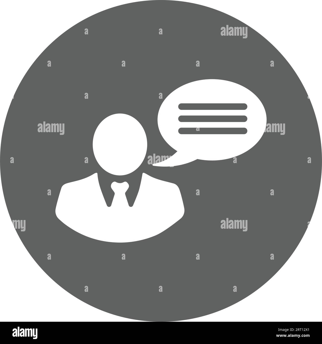 Leader Chat icon. Stunning design suitable for web, print media, online ...
