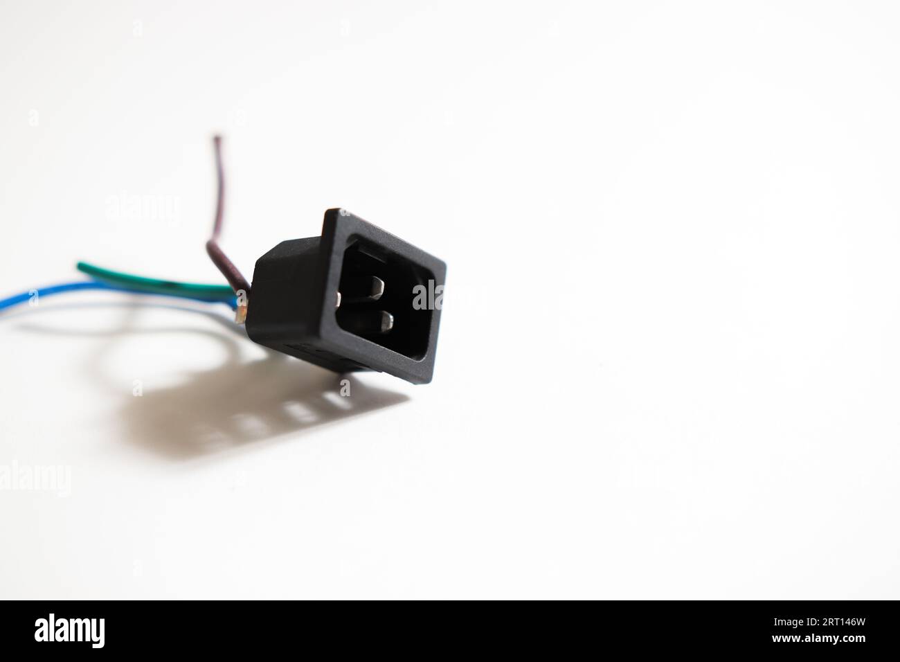 Electrical transformer on white background. Inverter UPS for power ...