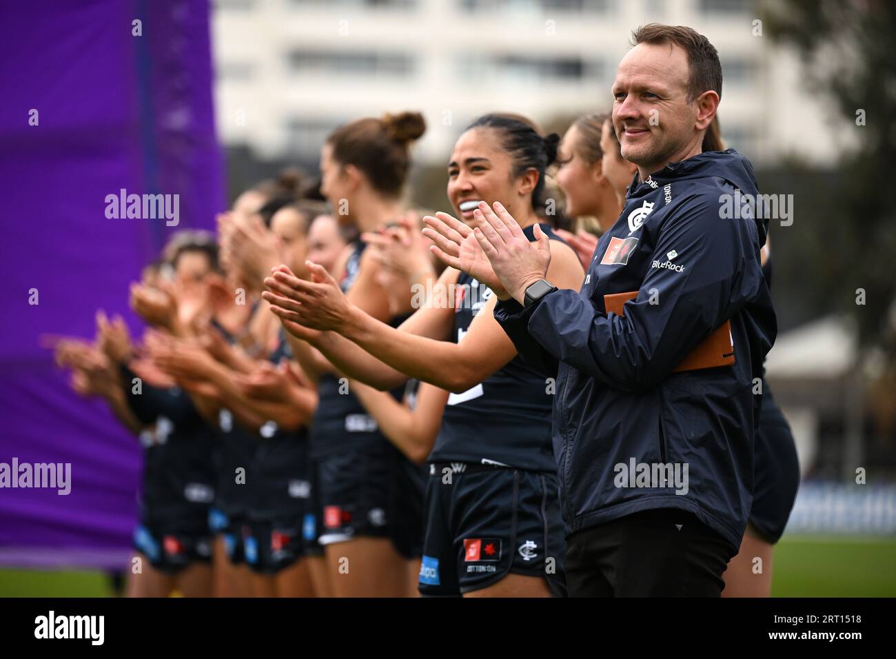 Melbourne, Australia. 10th Sep, 2023. Carlton Blues head coach Matthew ...