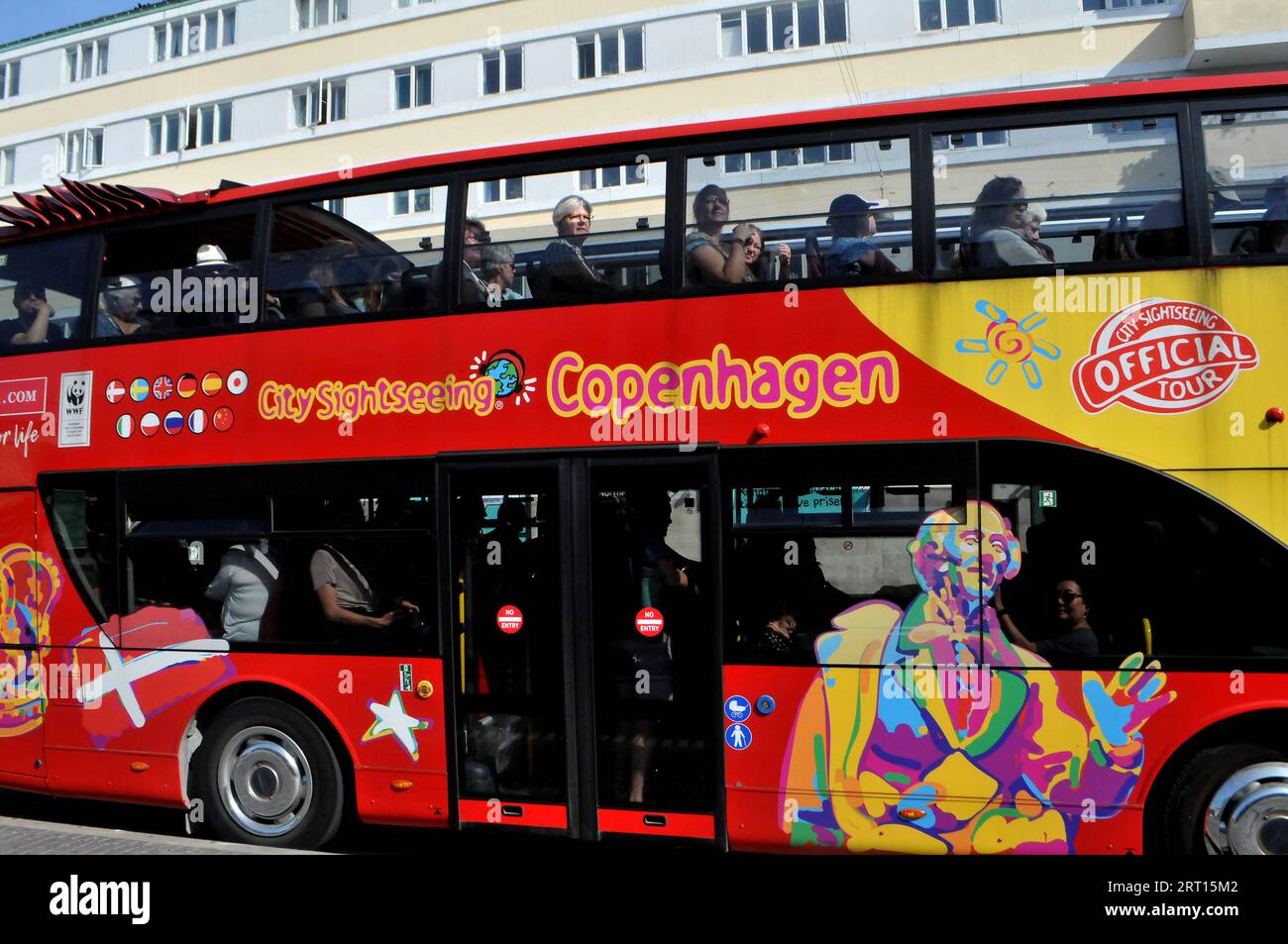 Copenhagen/Denmark/09 September 2023/Traveller enjoy trip sight seeing ...