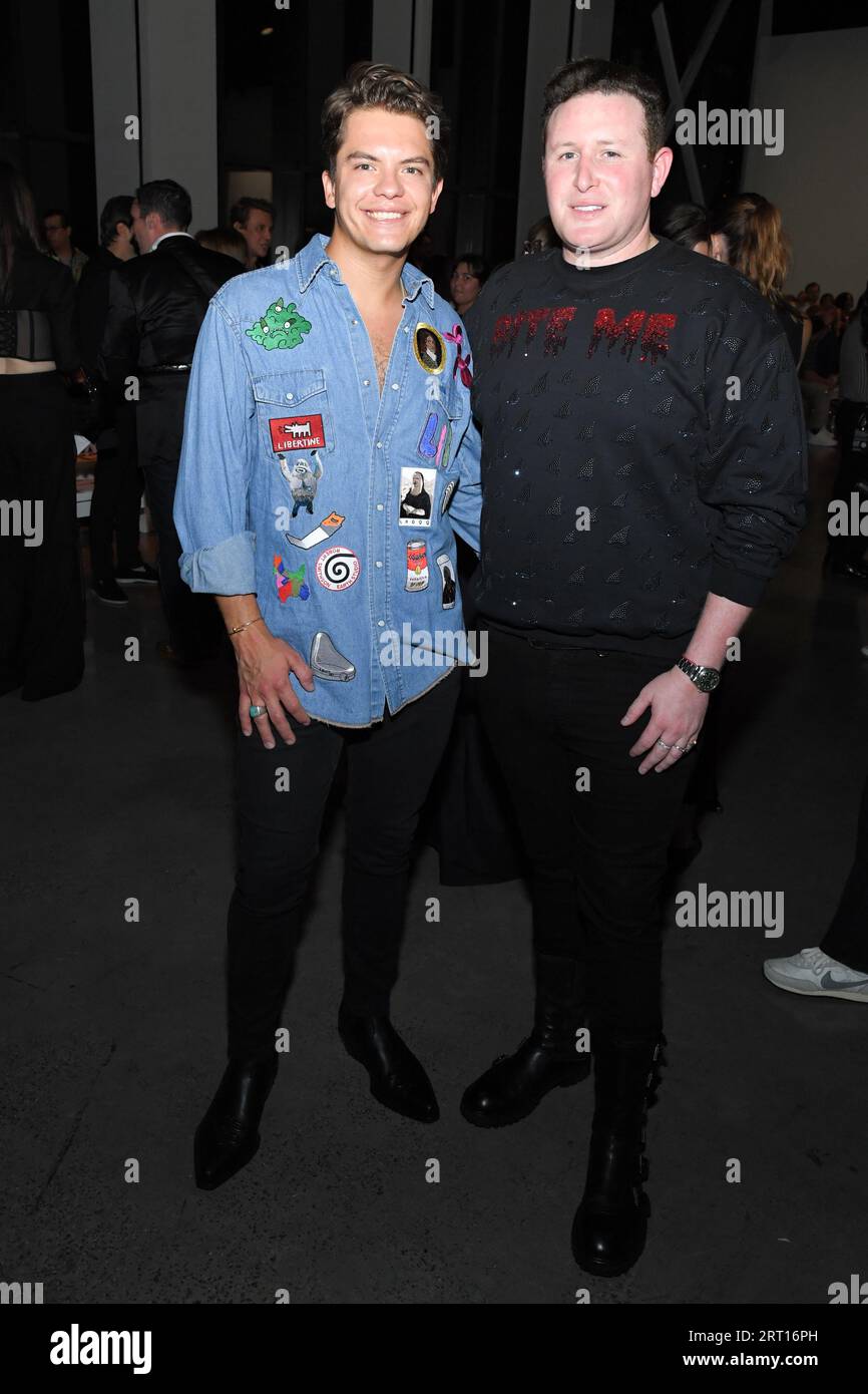 New York, USA. 09th Sep, 2023. Lathan Hall and Alexander Hankin ...