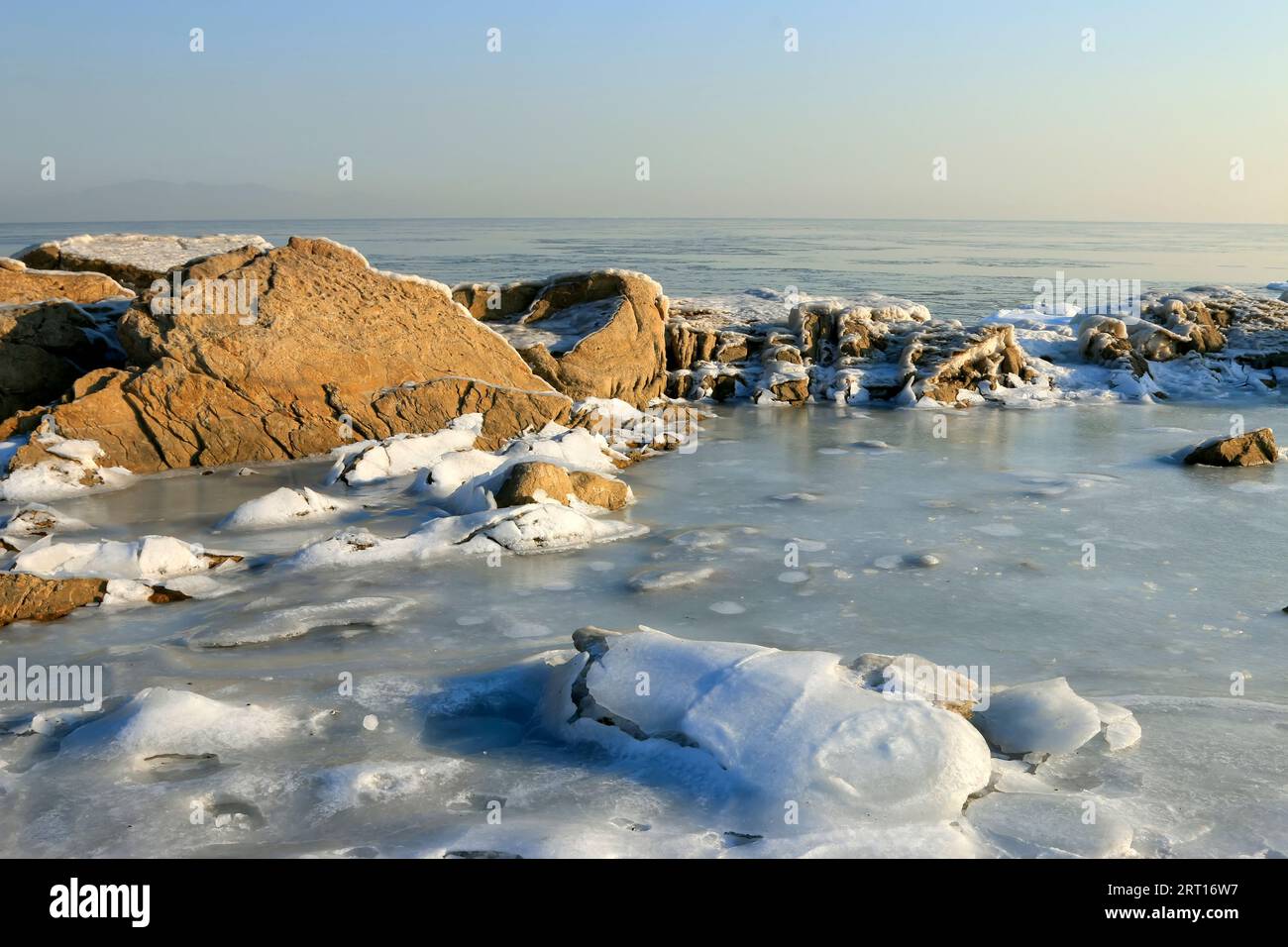 seaside scenery, beidaihe, China Stock Photo - Alamy