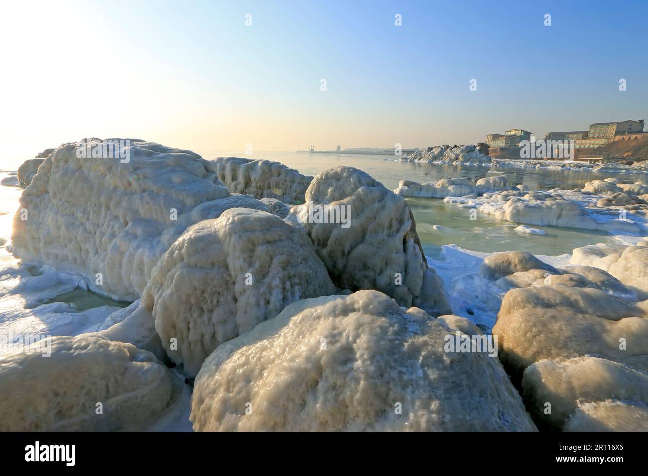 seaside scenery, beidaihe, China Stock Photo - Alamy