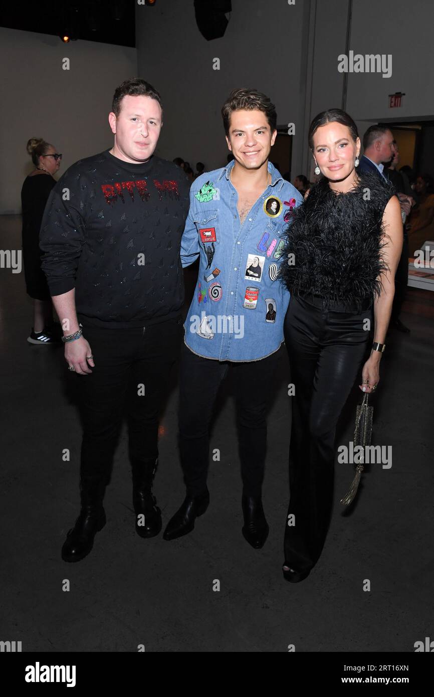 New York, USA. 09th Sep, 2023. Lathan Hall, Alexander Hankin and ...