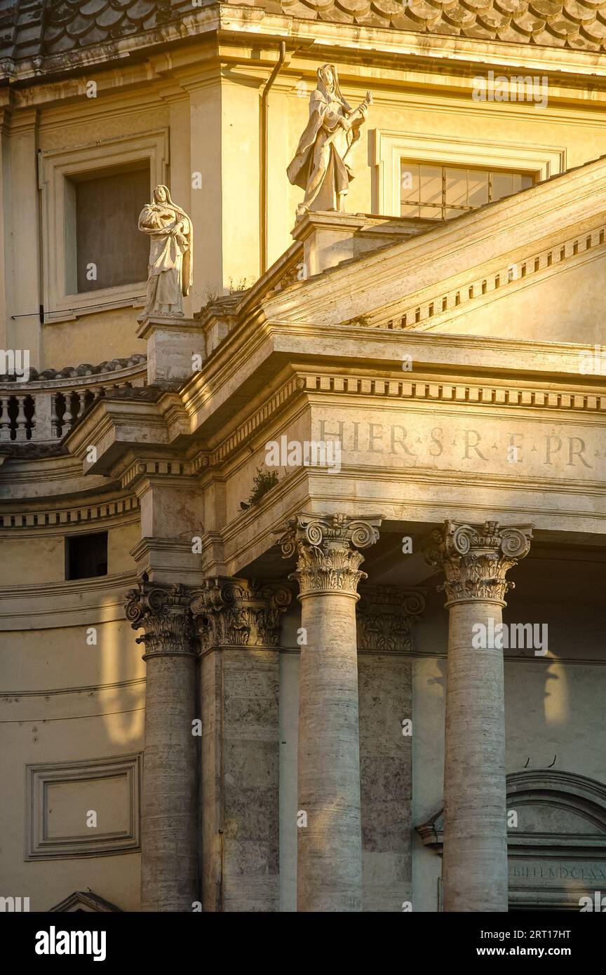 Church of Saint Mary of Miracles, in Rome Stock Photo - Alamy