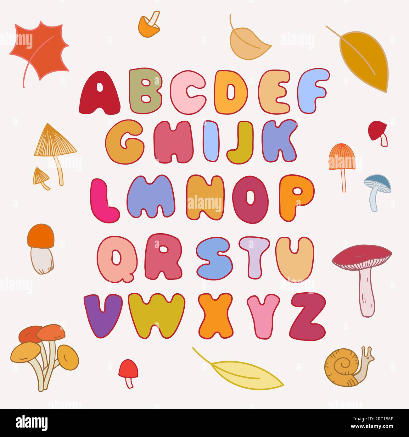 Fall alphabet hi-res stock photography and images - Alamy