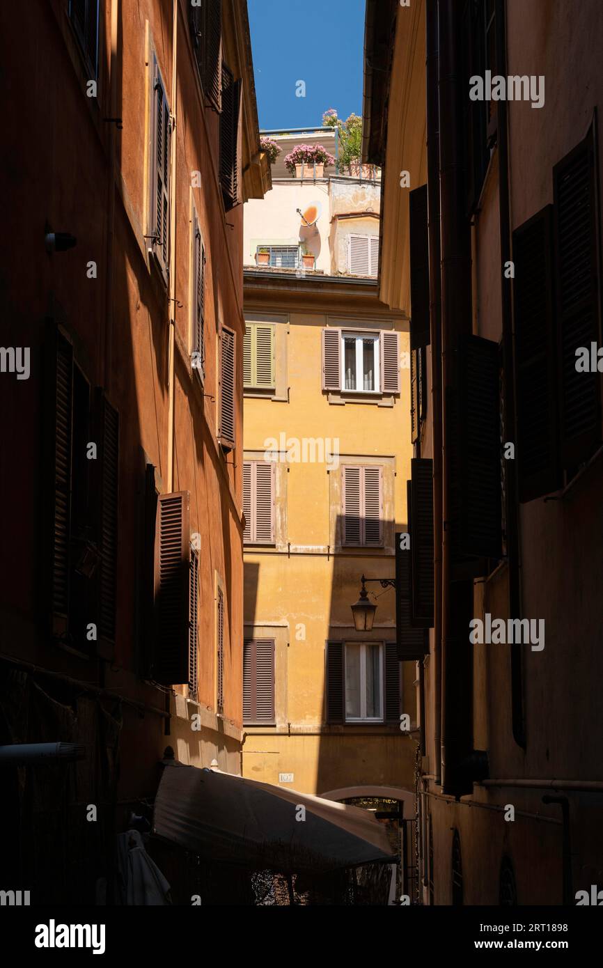 streets and architure sround the italian capital city of rome Stock ...